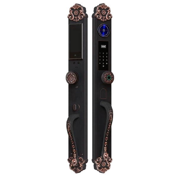 Okasha Smart Vintage Door Lock – Fingerprint Lock, Biometric Security ...